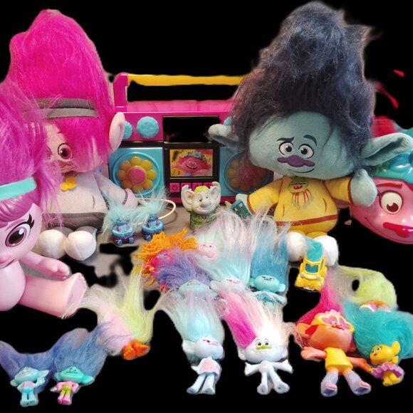 Dreamworks | Toys | Huge Lot Of Dreamworks Trolls Toys Figures Dolls ...